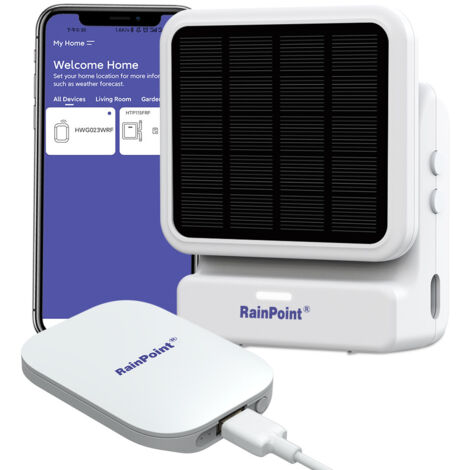 RainPoint solar irrigation system with mini box hub Basic Package