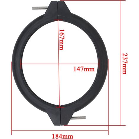 1.5 Inch Pool Pump Clamp Ring, Sand Filter Clamp Ring, Multi-Way Valve ...