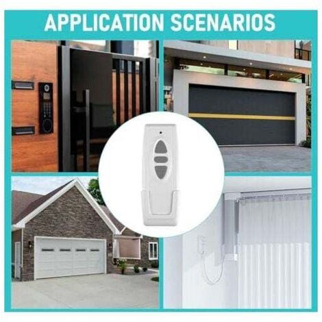 Roller Shutter Remote Control 1810630, 433.92MHz Universal Gate Remote ...
