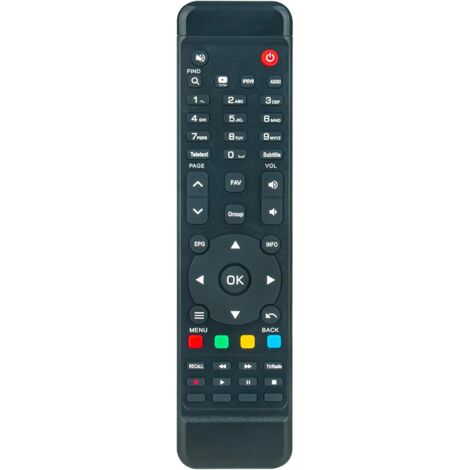Replacement remote control for AMIKO Pure OTT receivers HiS-1000, HiS ...