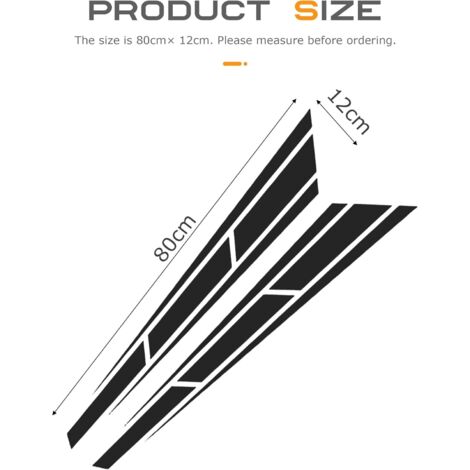 Set of 2 stripe stickers, suitable for most cars, SUVs, trucks and off ...