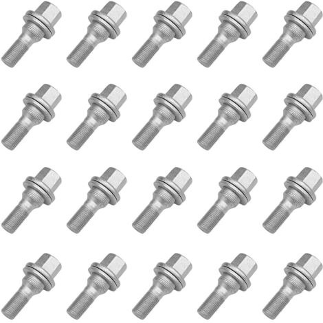 20 wheel bolts M12x1.25 for C4 Picasso, C3 Berlingo, Jumper, 206, 207 ...