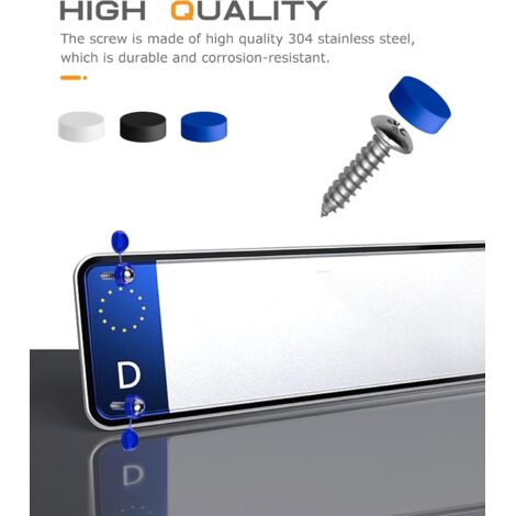 License plate rivet, license plate mounting screw, anti-theft screw for ...