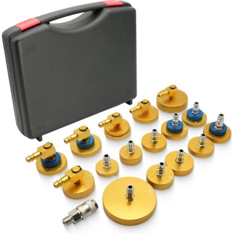 Set of 17 brake bleeding adapters with quick connection – metal ...