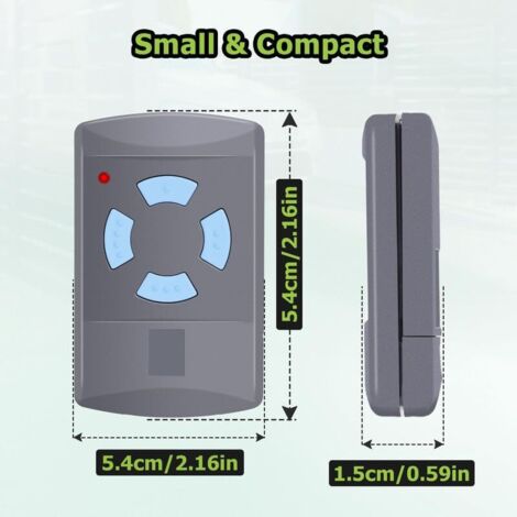 Set of 2 Hörmann HSM4-868 4-channel 868.3 MHz hand-held transmitters ...