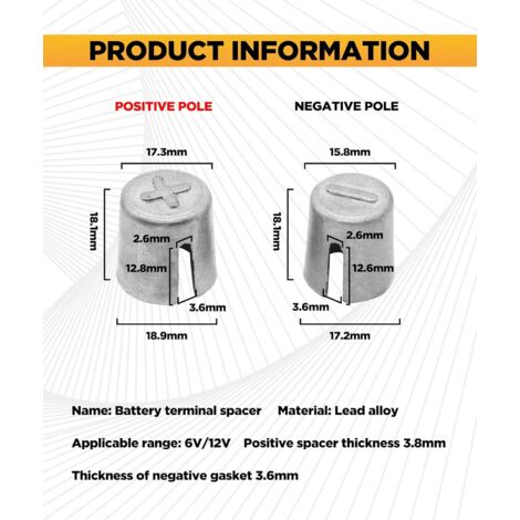 Car battery terminal clamps, battery terminal protectors, battery ...