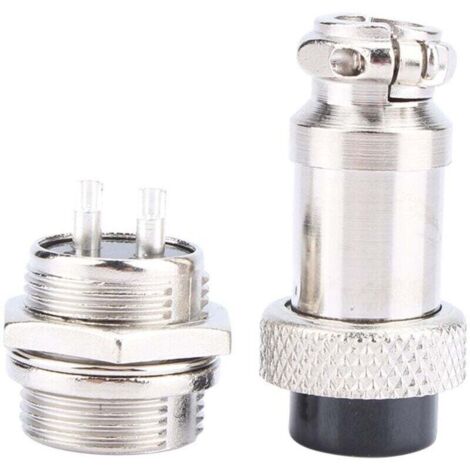 Set of GX16 2-pin aviation connectors, GX16 aviation power connectors ...