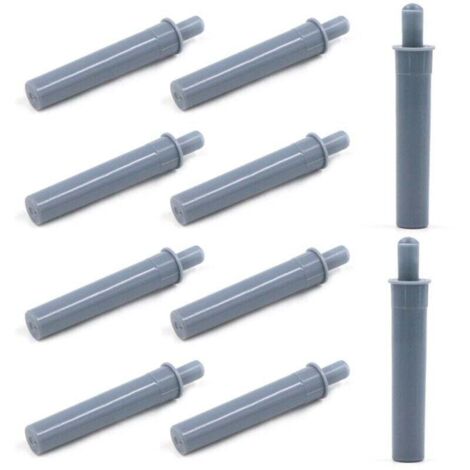 Door dampers for cabinet doors, 10-piece plastic damper system with ...