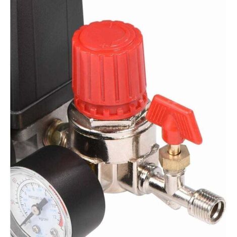 4-way pressure switch for single-phase air compressors, 90–120 PSI ...