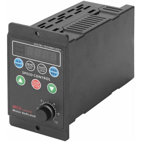 Frequency converter for three-phase motor with 220 V AC input – 4-digit ...