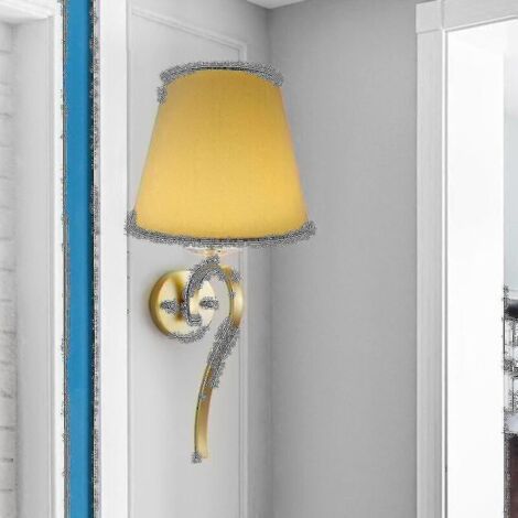 Set of 6 white fabric lampshades with clamps for chandeliers ...