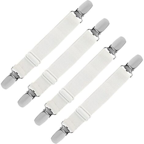 Elastic fitted sheet fastener, adjustable strap closure for bed sheets ...