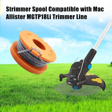 Brushcutter line spool compatible with Mac Allister MGTP18Li - 1.65 mm ...