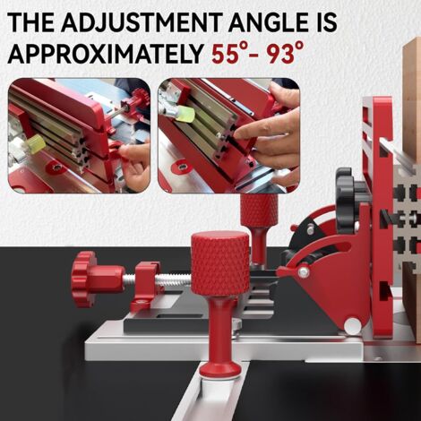 Precision milling table saw carriage with adjustable angle, copying ...