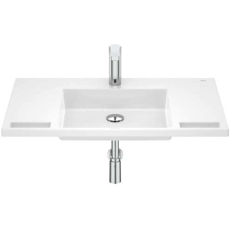 LAVABO MURAL STONEX 850X550 ACCESS CON JUEGO FIJACIÓN BLANCO .-Roca ...