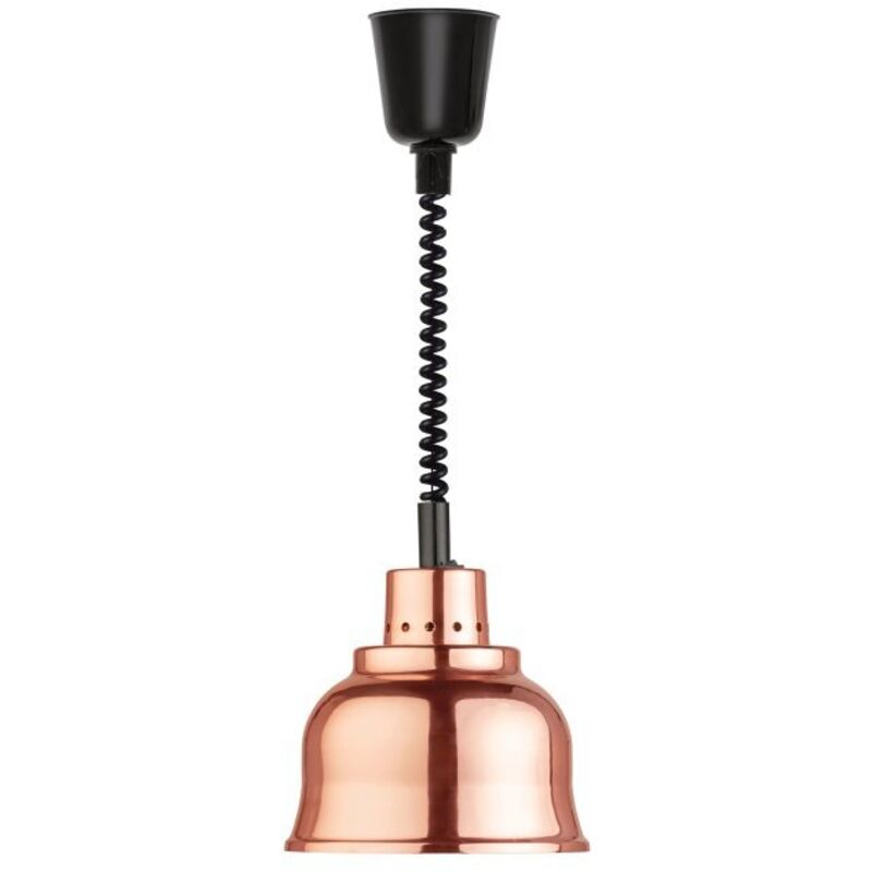 Lampe Chauffante Abat-Jour Cuivre Cordon Extensible - Pujadas