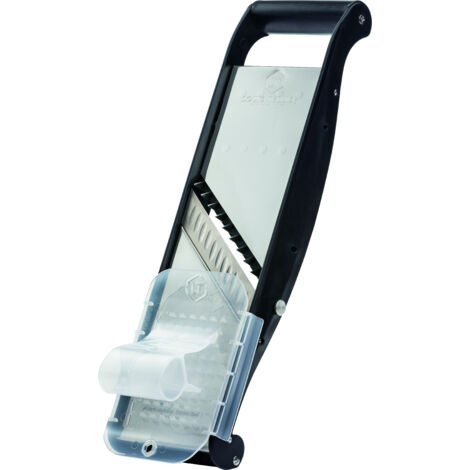 Mandoline Compact Pro Basalte + 2 blocs effileurs 4 et 10 mm + poussoir ...