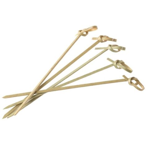 Piques en Bambou avec Boucles 120 mm Lot de 100
