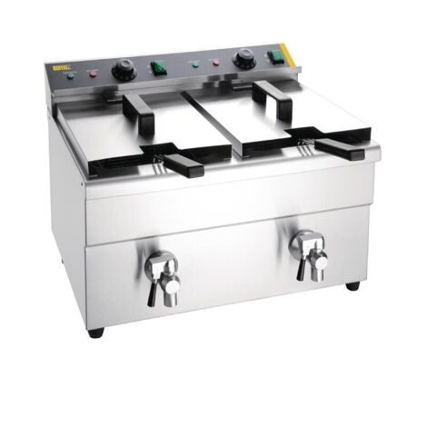 Friteuse professionnelle Induction Double 2x3kW - Buffalo