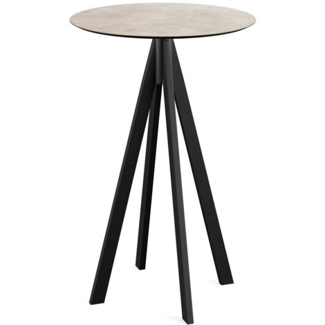 Mange-debout haute résistance HPL Infinity Ø70 cm design moderne ...