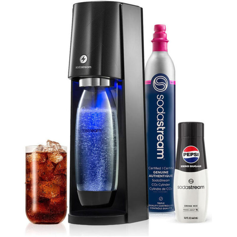 Sodastream Terra Black Starter Kit con Pepsi Regular