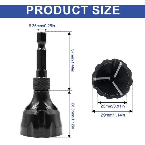 Nouveau chanfrein extérieur déburlant, Ebavureur Réparer Les Vis ...