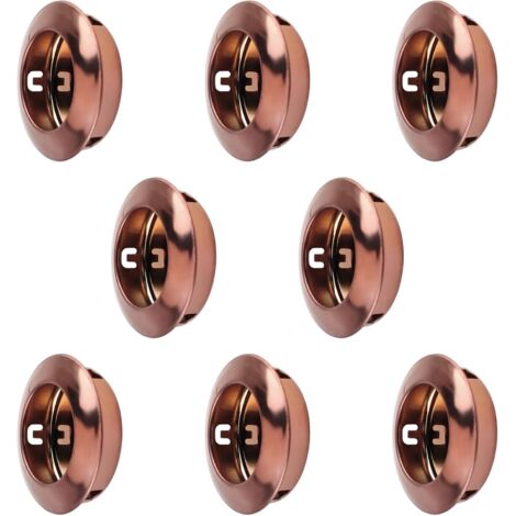 8 Pack Round Cabinet Door Handles Stainless Steel Cabinet Handles ...