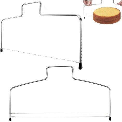 2 Pieces Cake Cutter Adjustable Corrugated Set, Cake Slicing for ...