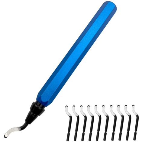 10Pcs Universal Deburring Tools, Manual Metal Handle Deburring Tools ...