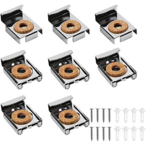 8 Piece Mirror Wall Mount, Mirror Wall Mount, Mirror Mounting Spring ...