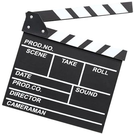Action Cut Clapper, Clap Cinema Professionnel, Clap de Cinéma, pour ...