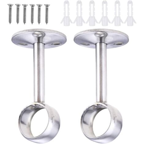 22mm Supports de tringles à rideaux, Support de Bride de Douille en ...
