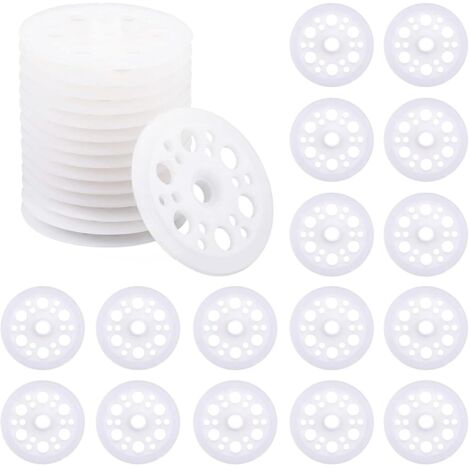100 x Plastic Flat Washers, 46 mm Plastic Washers, Polypropylene ...