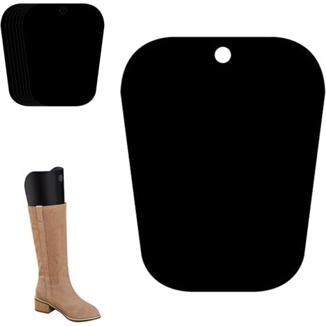 8 Pairs of Reusable Boot Trees in Black Plastic 12 Inch Shaper Boot ...