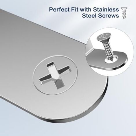 Equerre Fixation 90 degrés Equerre Metal, 20 Pièces 20 x 20 mm Inox ...