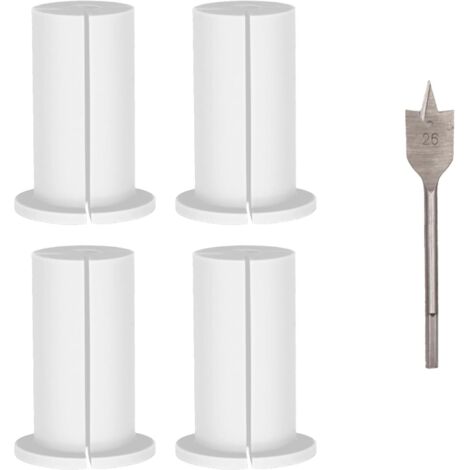 4 Pack White Cable Gap Hole Opener, Wall Hole Opener, 1" Wall Hole Plug ...