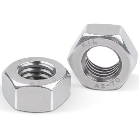 Ecrou M5 (DIN 934 / ISO 4032) Ecrou Inox M5 20 pièces Ecrous Hexagonal ...