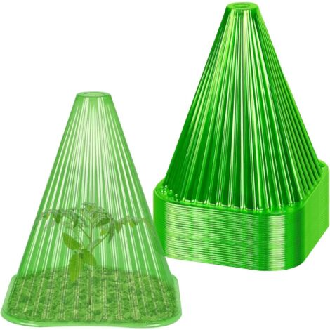 20 Pièces Cloches pour Plantes de Jardin, 22CM x 19CM Couvercle de ...