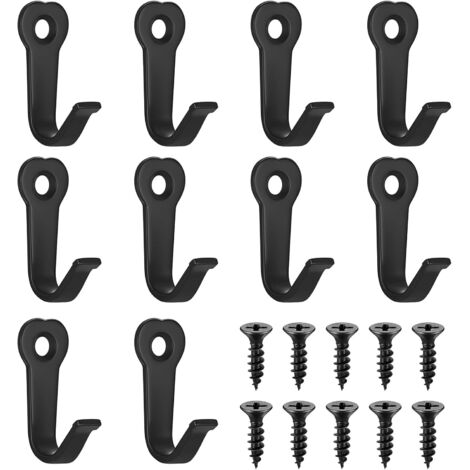 10 Pièces Crochet Mural, Patere Murale, Crochet Mural a Visser ...