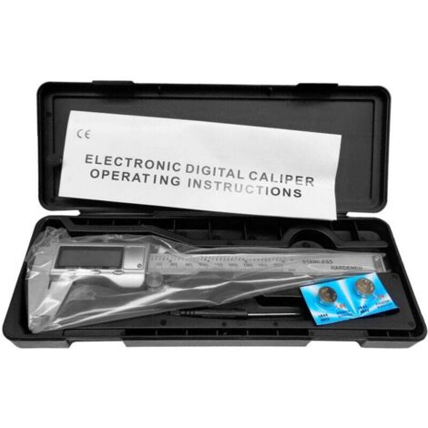 Pied à coulisse électronique numérique en acier inoxydable 150mm, Acier ...