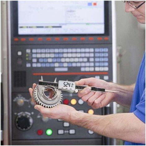 Pied à coulisse électronique numérique en acier inoxydable 150mm, Acier ...