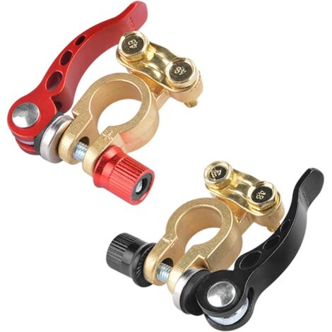 2 Pièces Cosse Borne de Batterie Connecteurs de Batterie à Dégagement ...