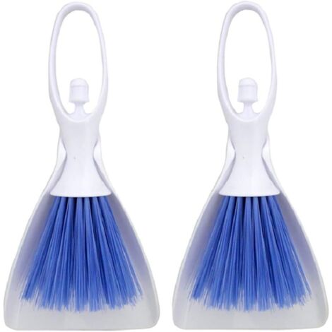 Pelle à poussière portable et balai de nettoyage en plastique avec ...