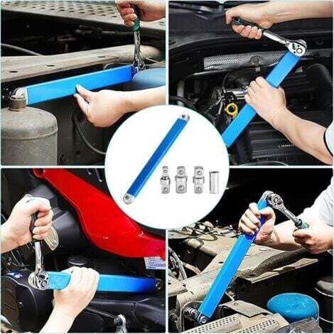 Clé d'extension décalée, multi-usage, extension zéro décalage, clé à ...