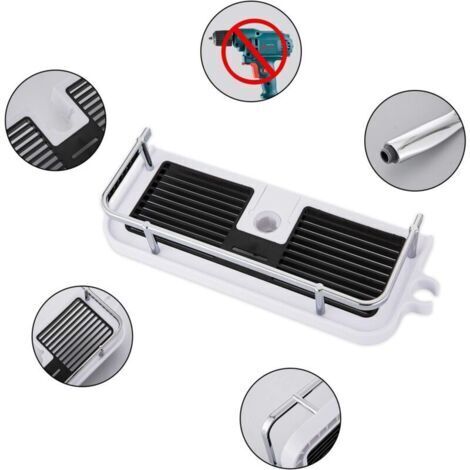 Étagère de Douche sans Perçage - Support de Douche Suspendu pour Pôle ...