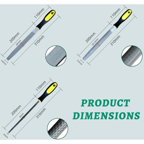Outil de meulage de lime, triangle en métal haute dureté pour le ...