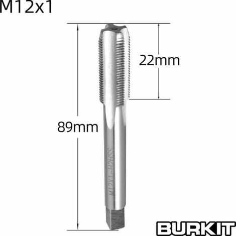 Jeu de tarauds et filières M12 X 1. Taraud à filetage machine M12 x 1,0 ...