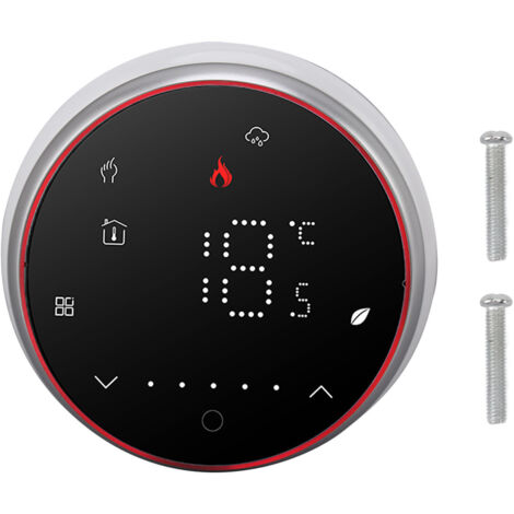 Eosnow Programmierbarer Thermostat, elektrische Heizung, runder Sockel ...
