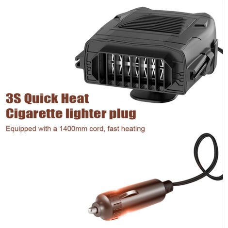 Eosnow Tragbare Autoheizung, 12-V-Schnellheiz- oder Kühlventilator mit ...