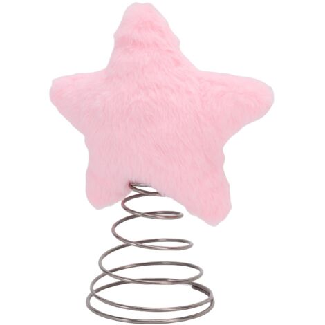 Eosnow Weihnachtsbaumspitze, bezaubernder Plüsch-Baumkronenstern für ...